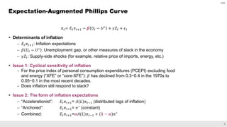 Inflation and the Phillips Curve | PDF