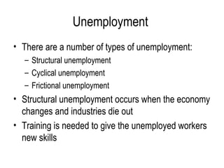 Inflation and unemployment | PPT