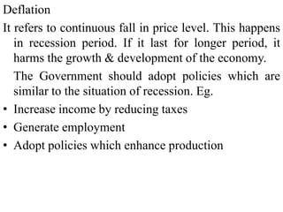 Inflation & deflation | PPTX