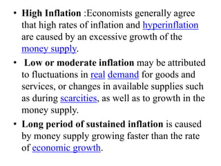 Inflation & deflation | PPTX