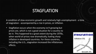 Inflation, deflation,stagflation, reinflation,disinflation | PPTX