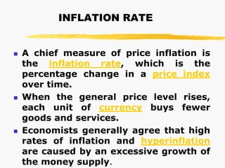 Inflation,deflation & stagfltion | PPTX