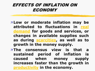Inflation,deflation & stagfltion | PPTX