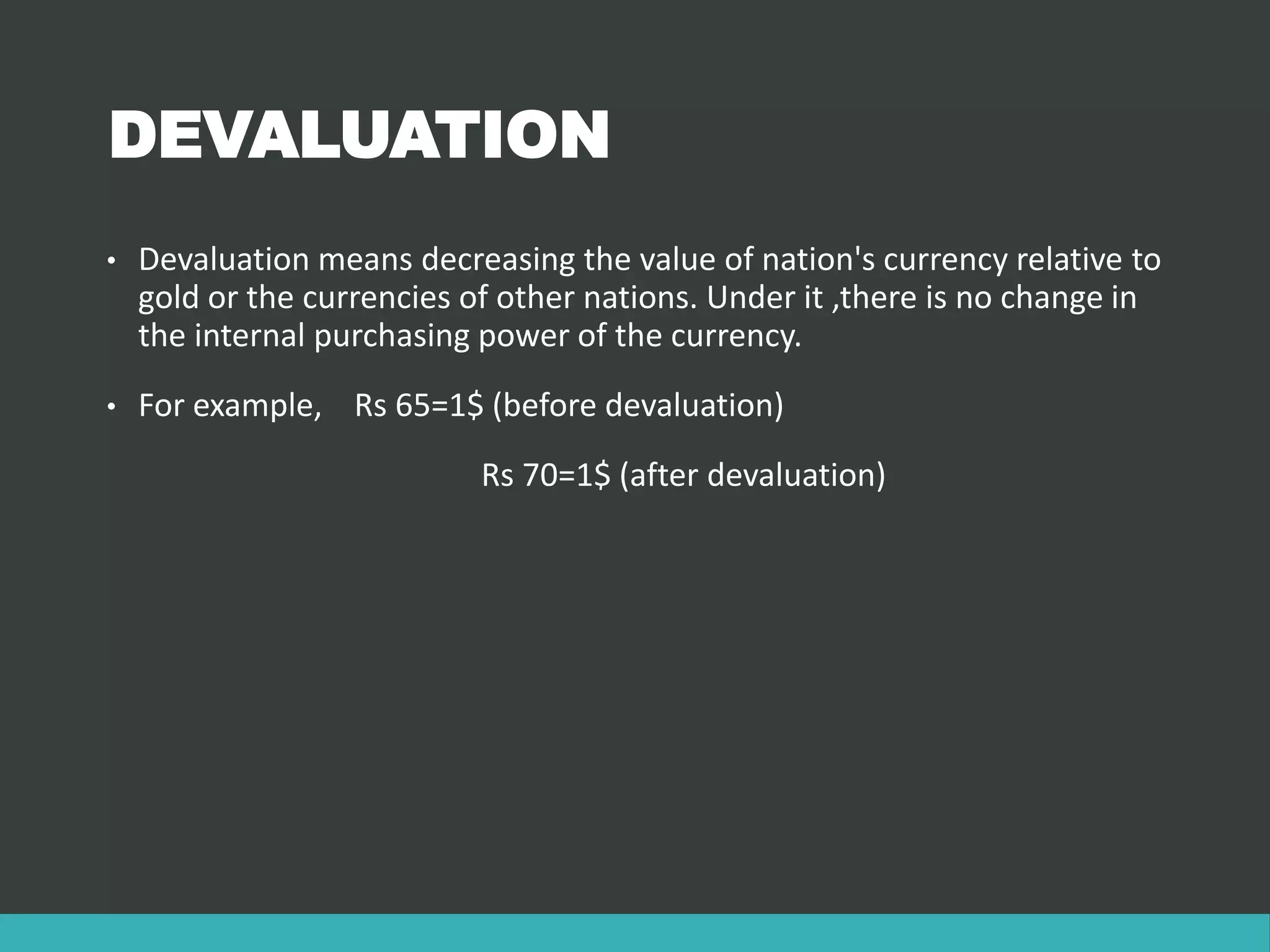 Inflation Deflation Devaluation & Disinvestment | PPTX