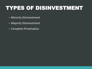 Inflation Deflation Devaluation & Disinvestment | PPTX