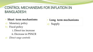 Inflation in bangladesh | PPTX
