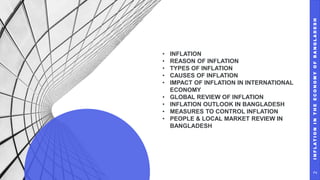 Inflation in the Economy of Bangladesh - MPM104 | PPTX