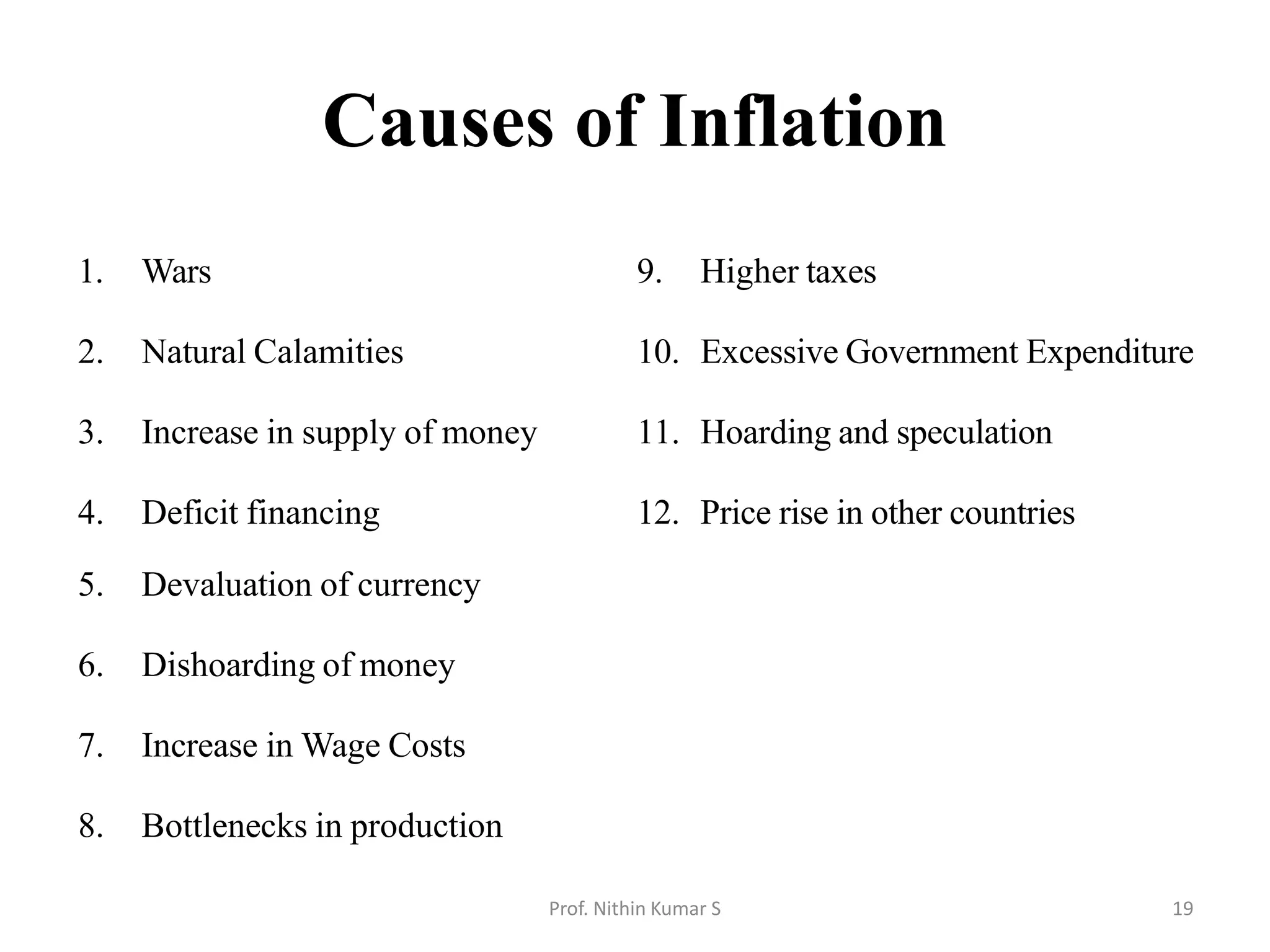 Inflation - Meaning Types, Causes and Effects of Inflation NEP - KUD .pptx