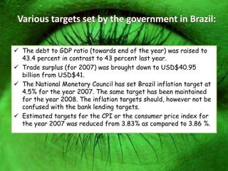 Inflation on brazil | PPTX