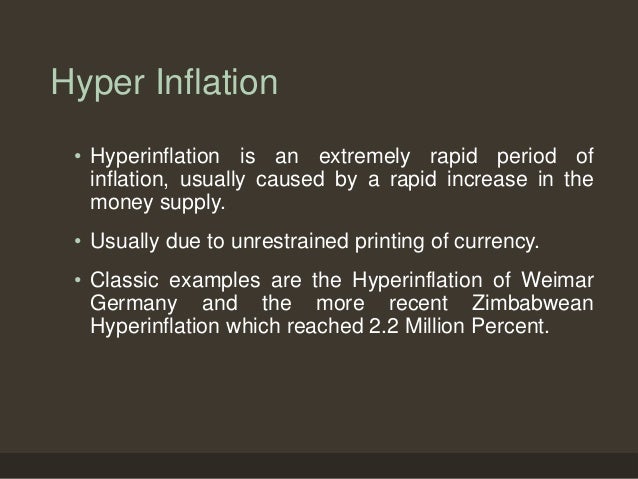 Inflation overview siescoms