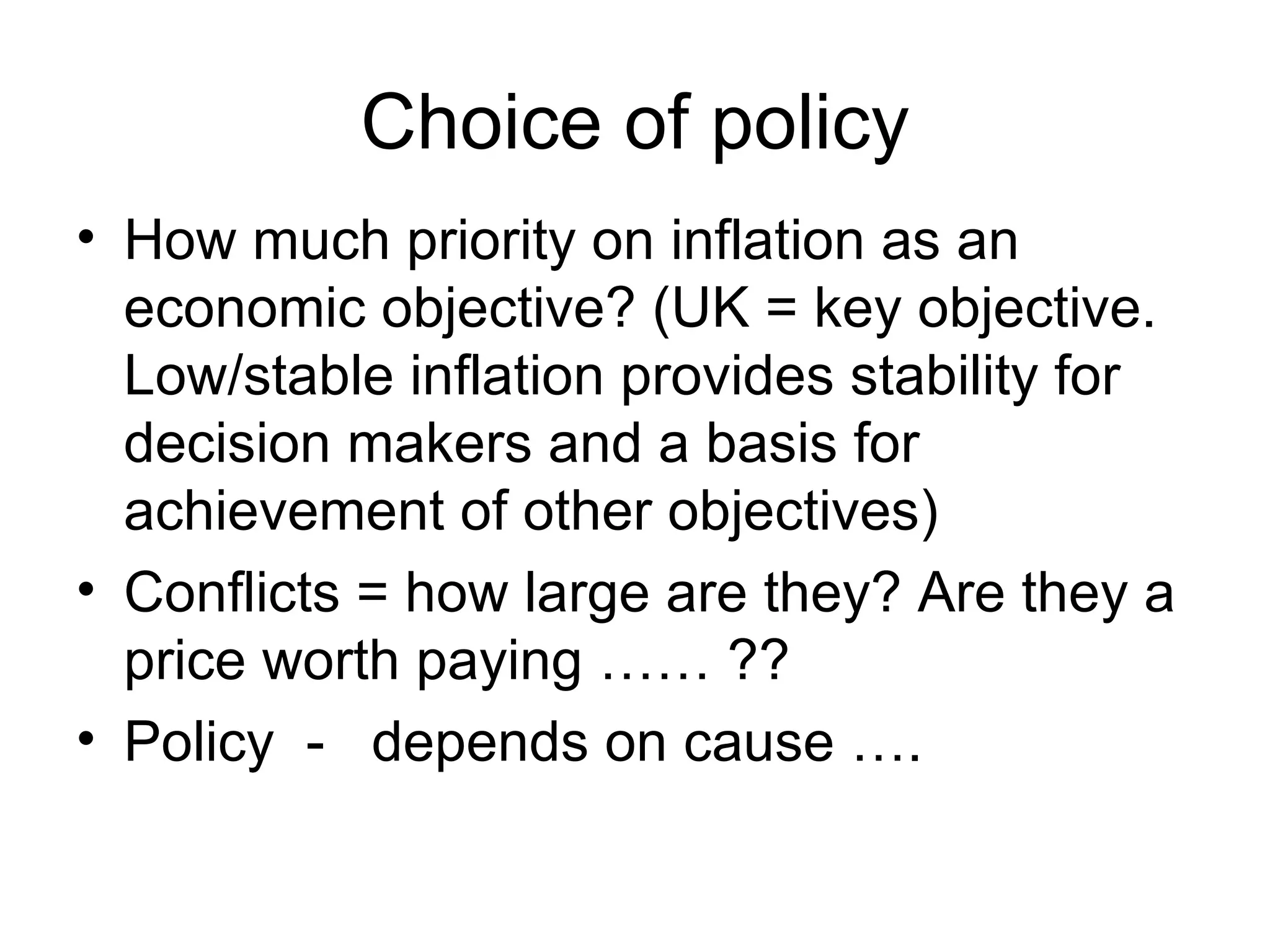 Inflation policies | PPT