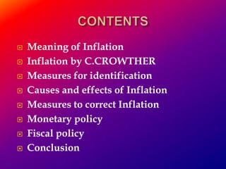 Inflation by vivek kumar pandey | PPTX