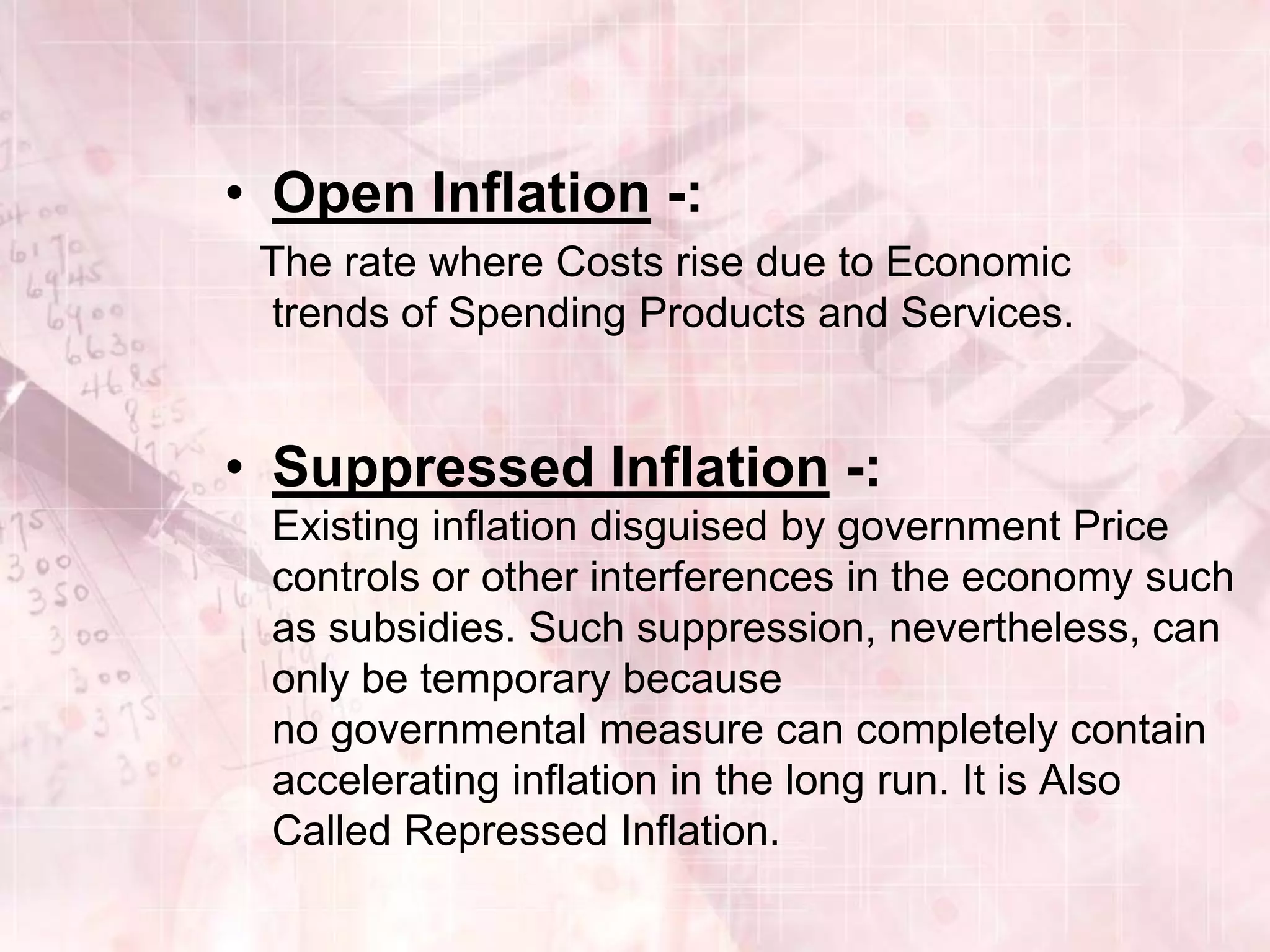 Inflation ppt | PPTX