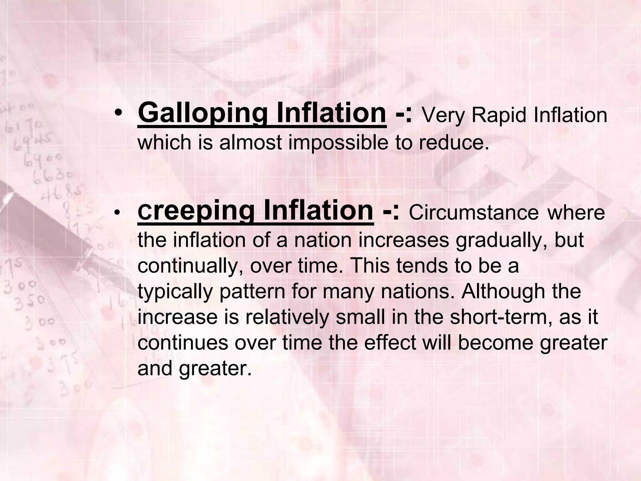 Inflation ppt | PPTX