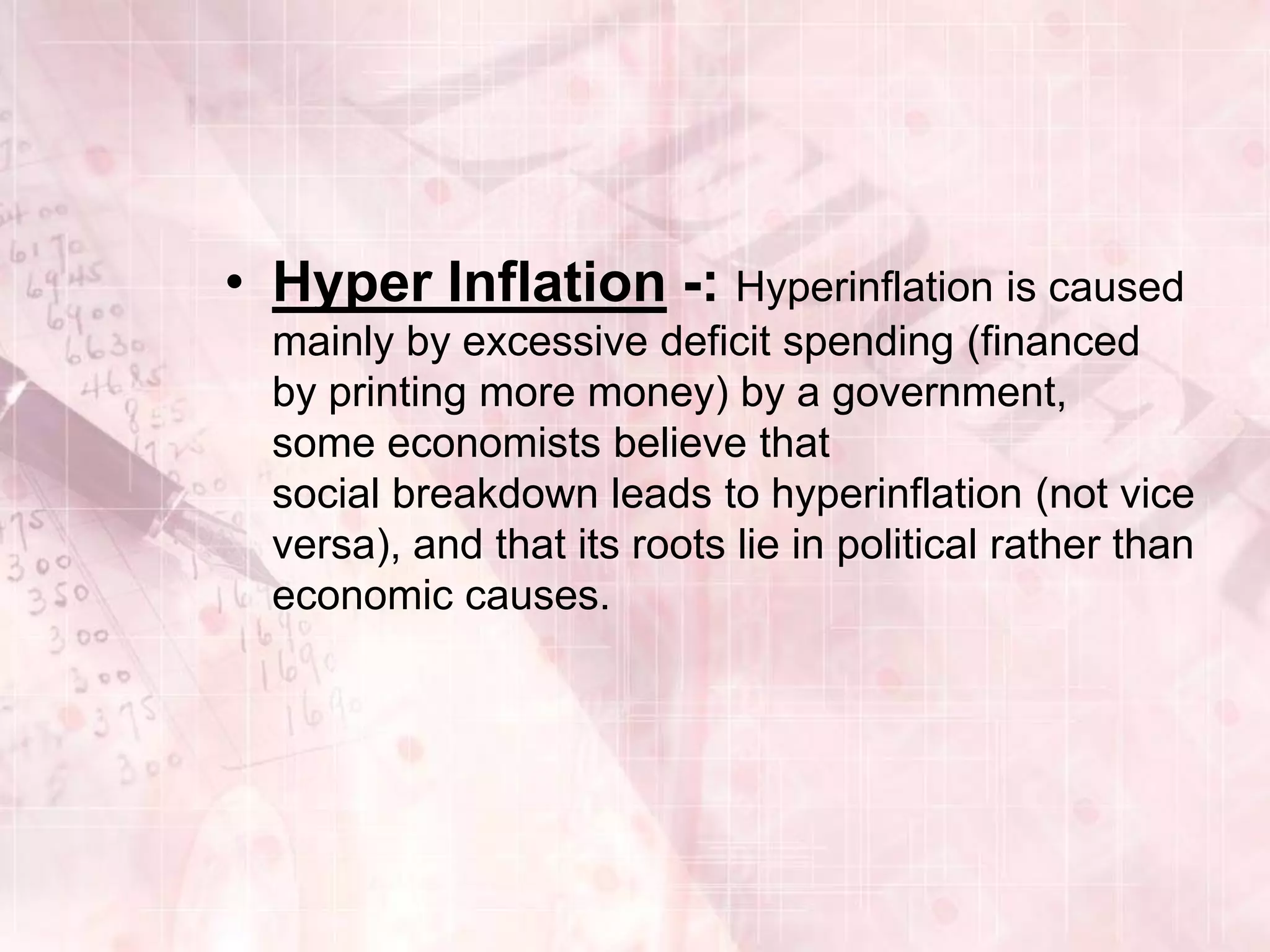 Inflation ppt | PPTX