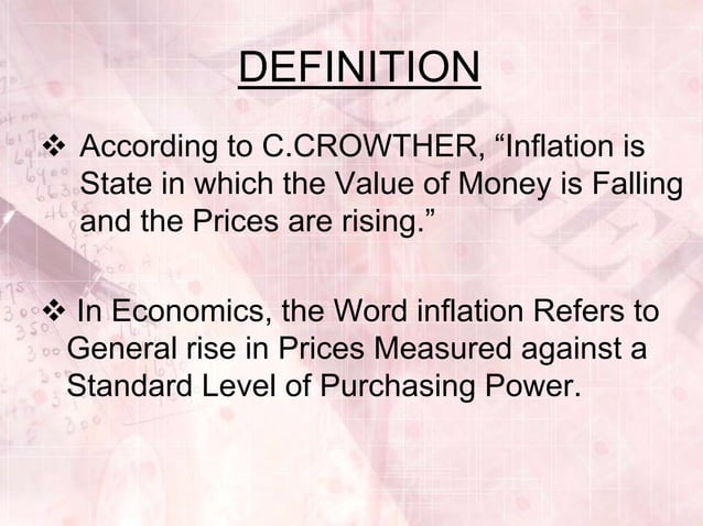 Inflation ppt | PPTX