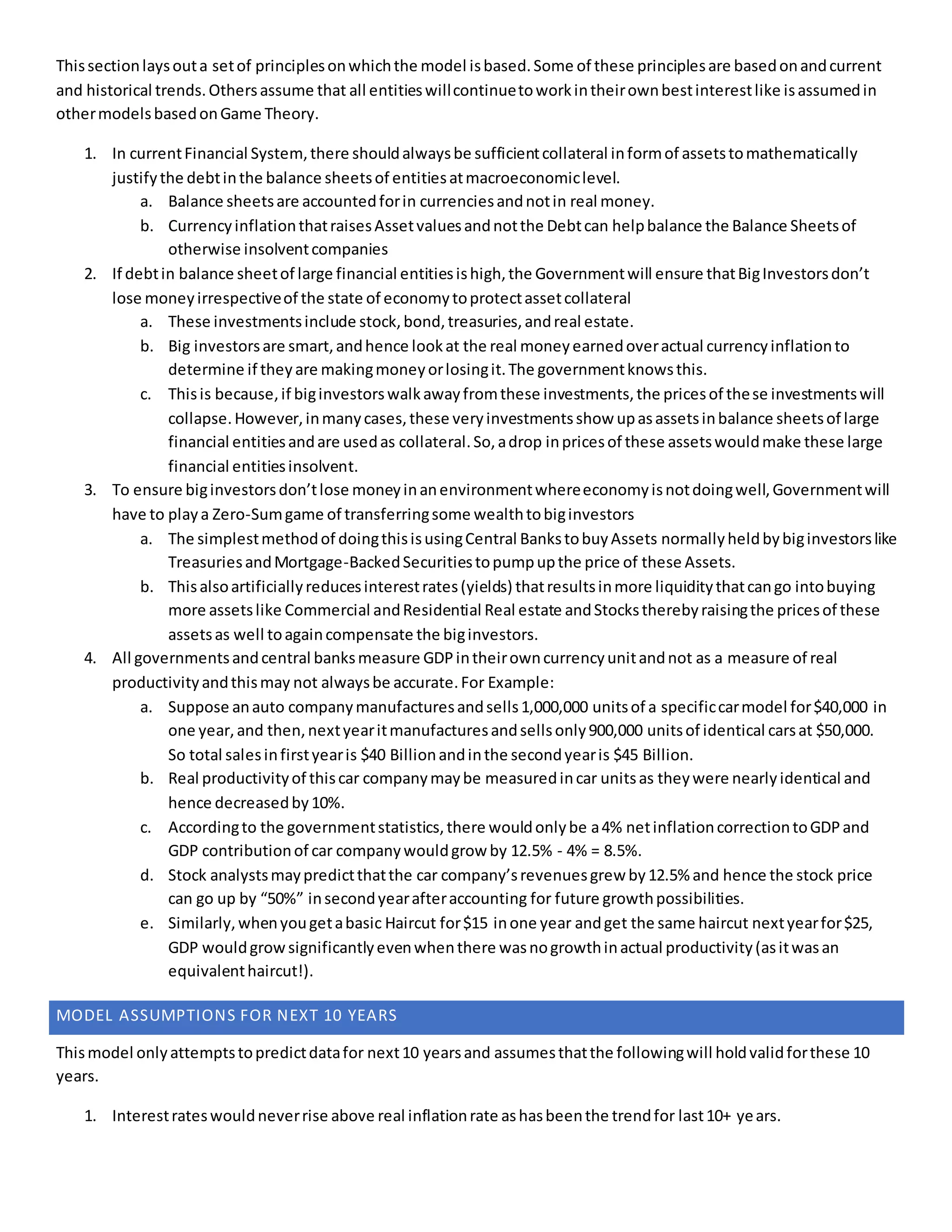 Inflation predictions based on game theory model | DOCX