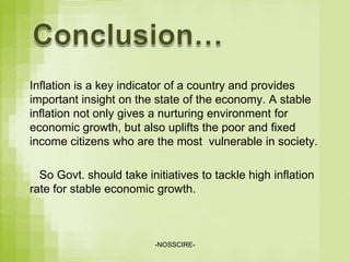 Inflation & Price index | PPTX | Commodities | Economy