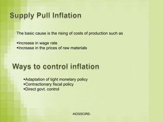 Inflation & Price index | PPTX | Commodities | Economy