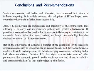 Inflation targeting group 7 section f_bc | PPTX