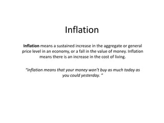Inflation theory and reality | PPT