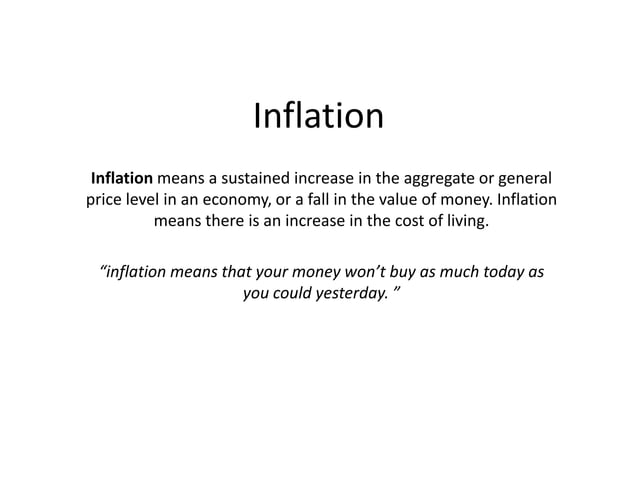 Inflation theory and reality | PPT