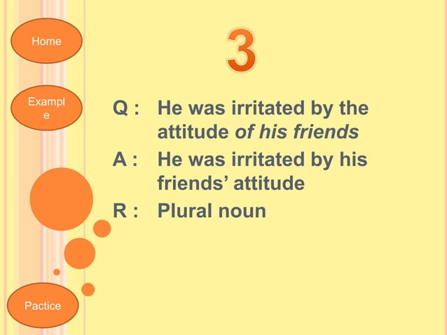 Inflected possessive forms | PPTX