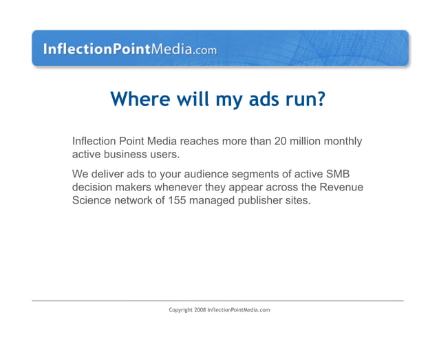 InflectionPointMedia.com Overview | PPT