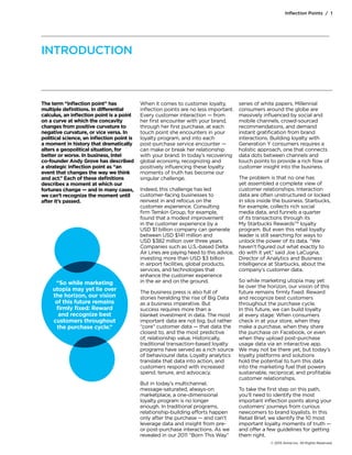 Inflection points: Seizing the Moments in Customer Loyalty | PDF