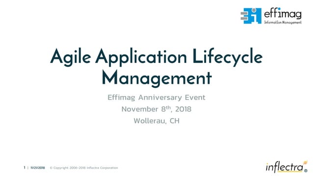 Agile Application Lifecycle Management (ALM) with Inflectra | PPTX | Computer Software and ...