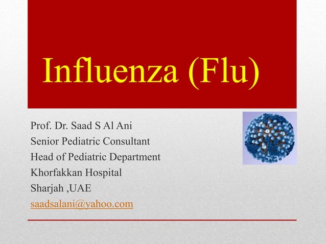 Infleunza | PPTX | Infectious Diseases | Diseases and Conditions