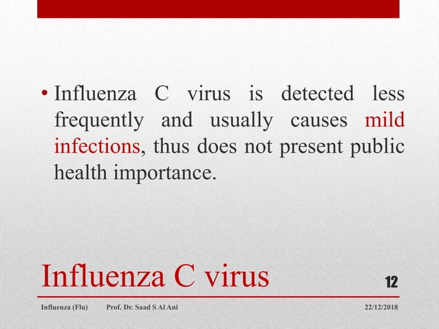 Infleunza | PPTX | Infectious Diseases | Diseases and Conditions