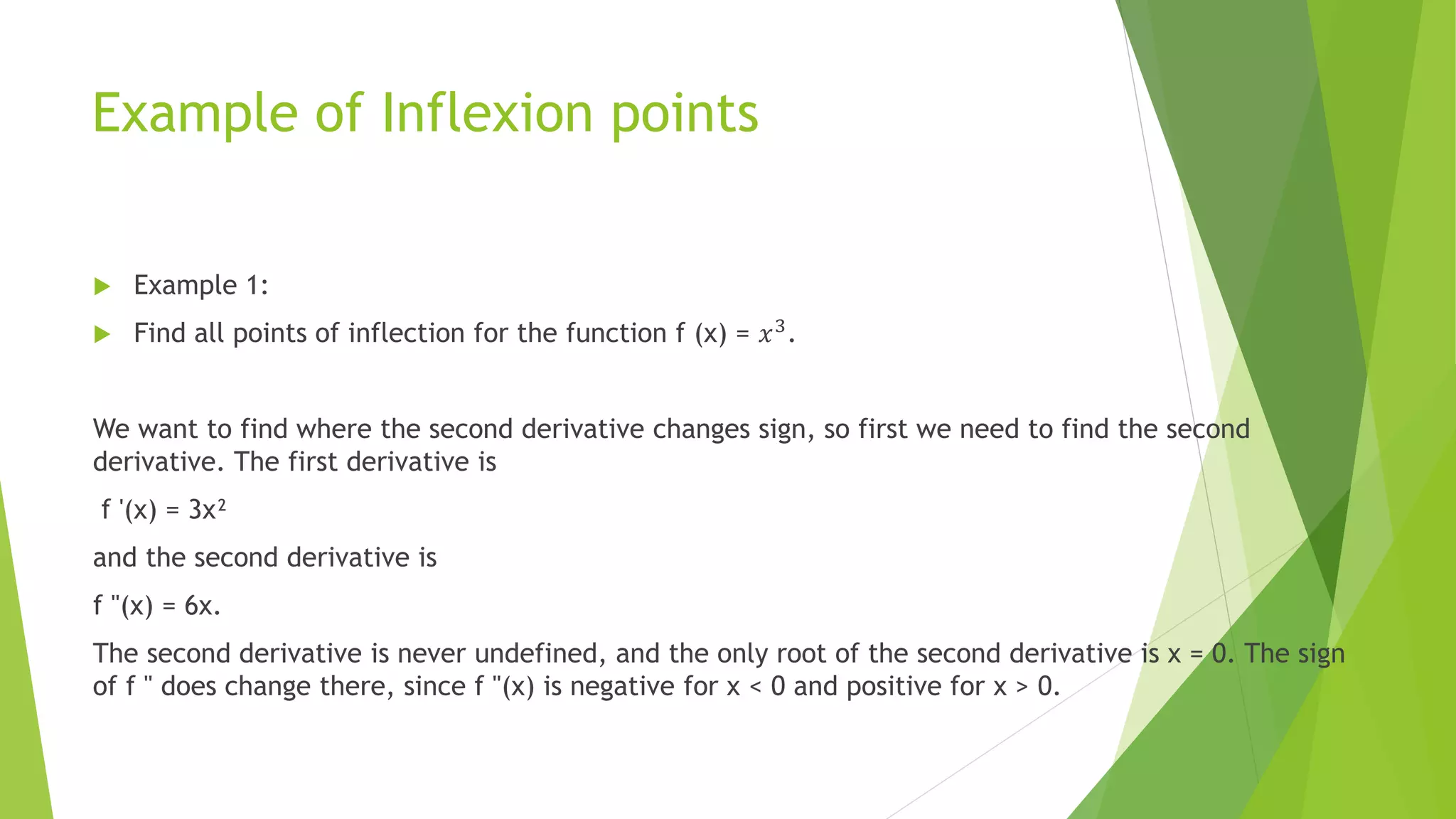 Inflexion point | PPTX