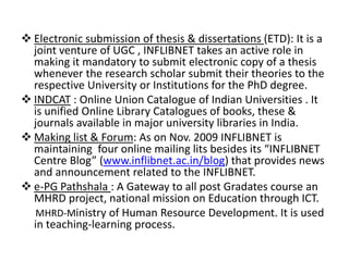 Inflibnet (english) Channu | PPTX