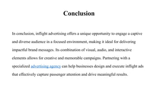 Inflight Advertising | Excellent Publicity | PPT