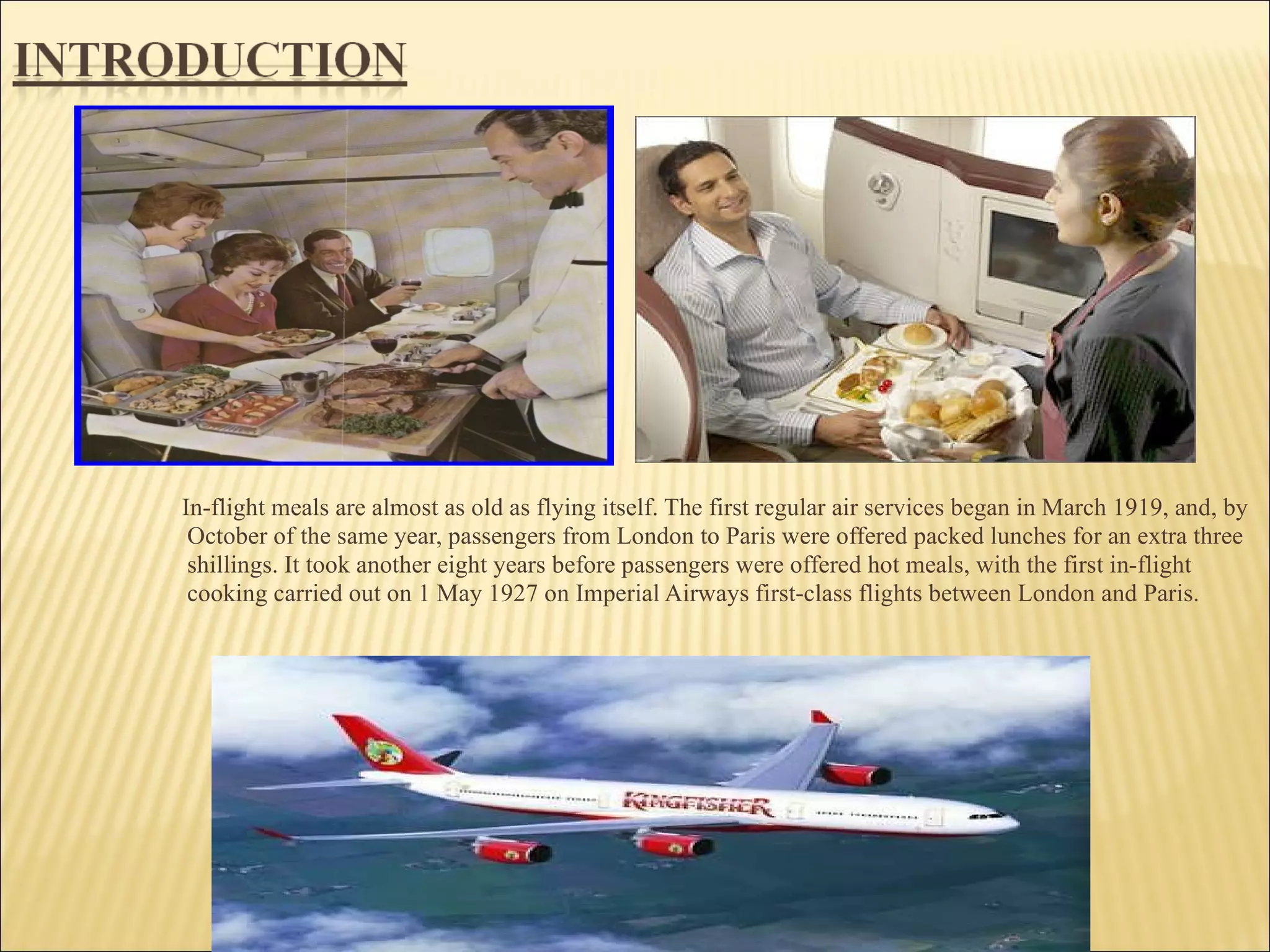 Inflight catering ppt final | PPT
