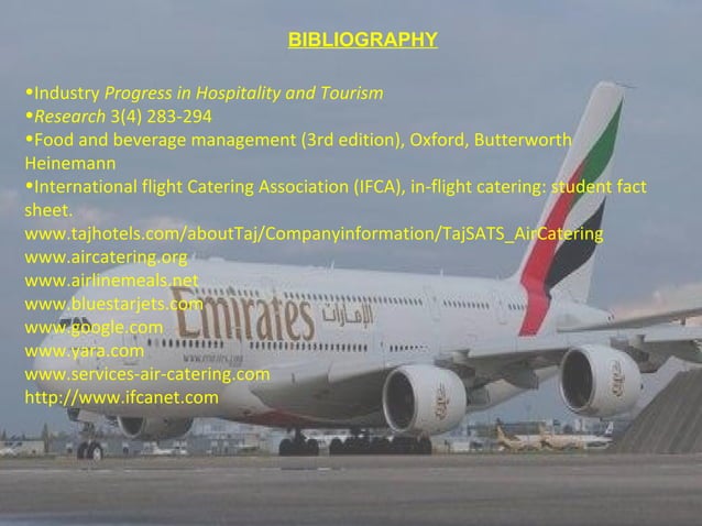 Inflight catering ppt final | PPT | Air Travel | Travel Type