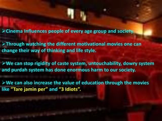 Influence of cinema | PPTX