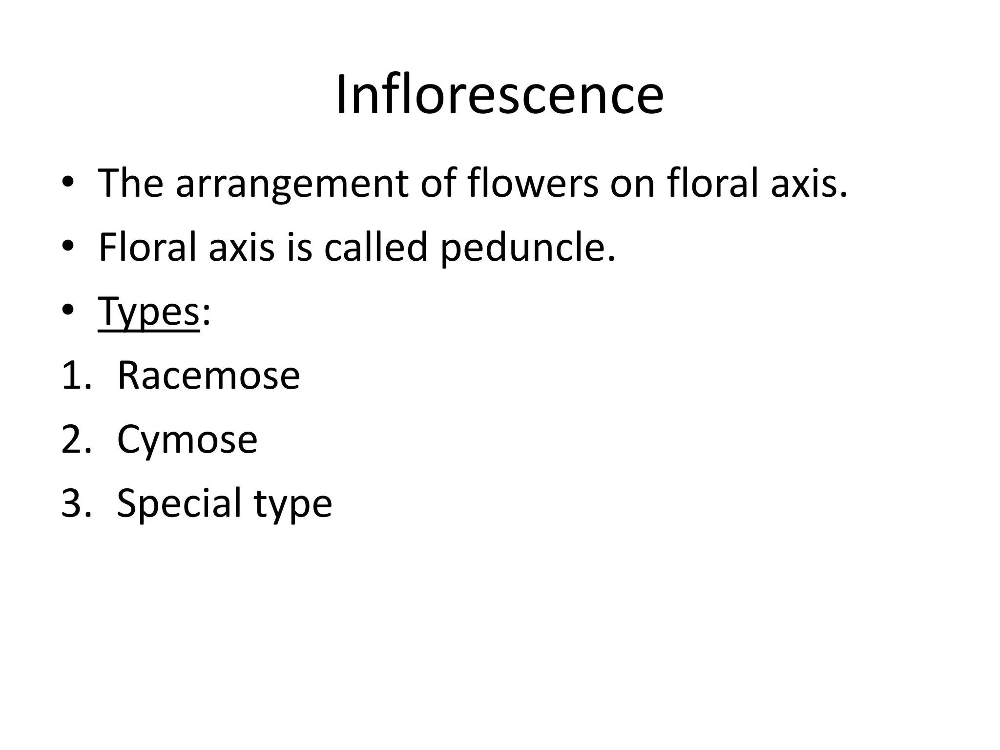 Inflorescence | PPT
