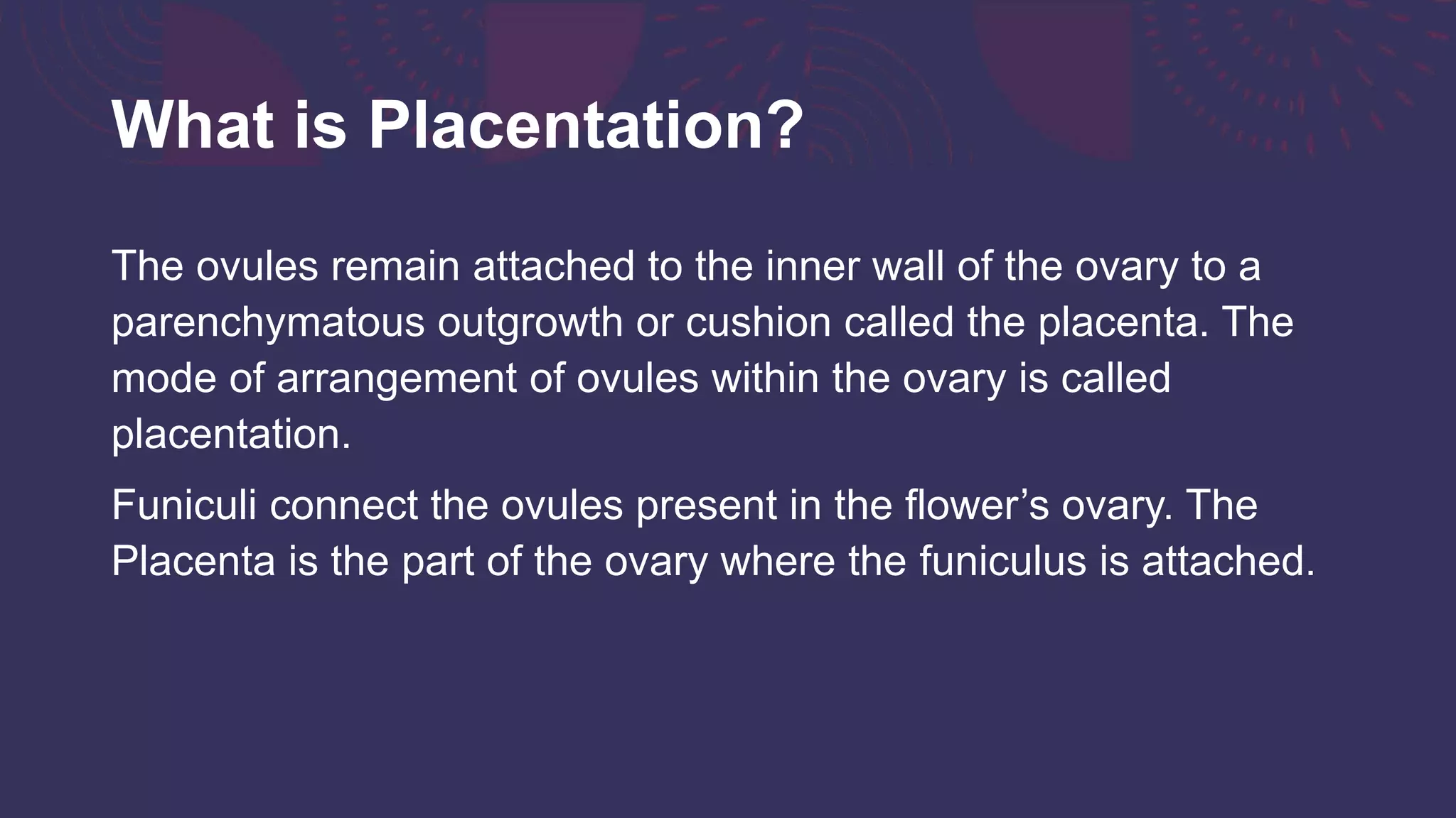 Botany: Inflorescence , Placentation & Seed .pptx