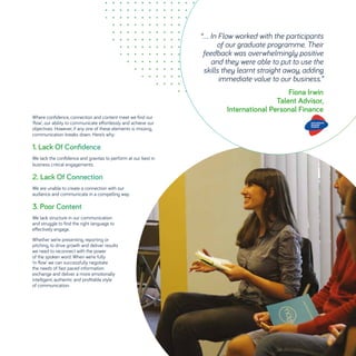 The In Flow Communication Skills Accelerator | PDF