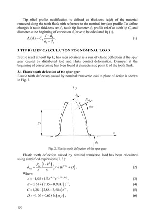 Influence of-tip-relief-on-spur-gear-root-stresses | PDF