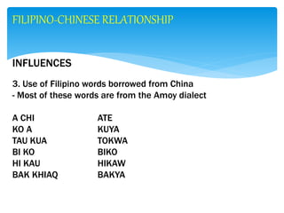 Influence of India an China in the Philippines | PPTX