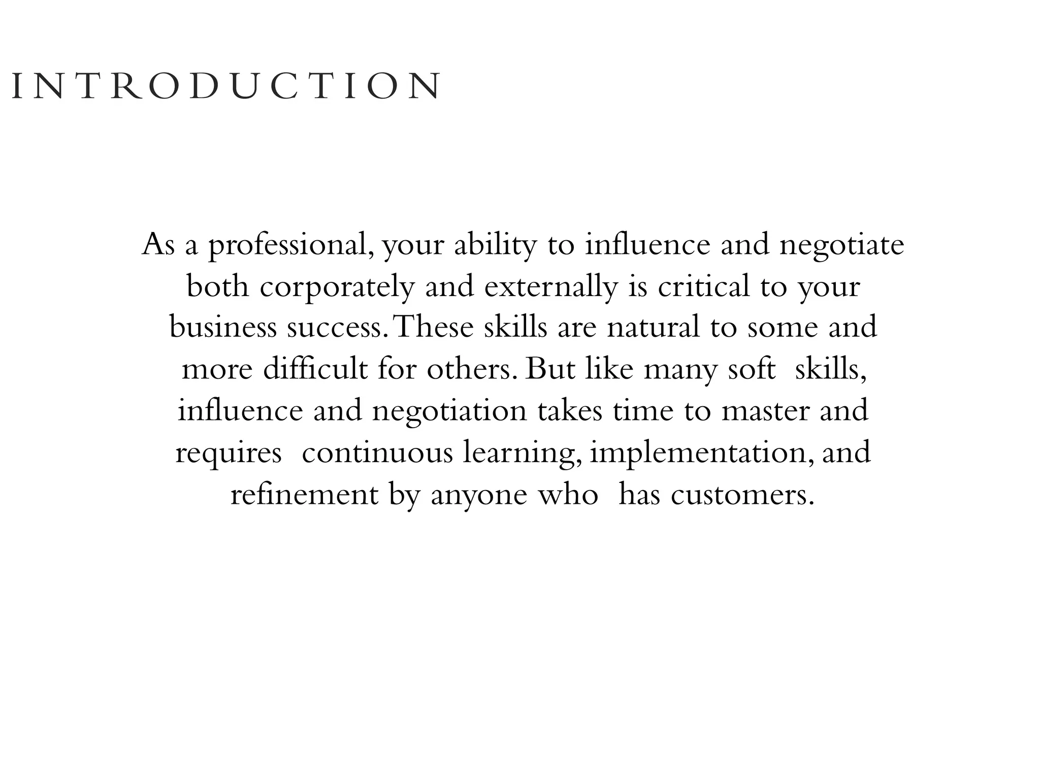 INFLUENCE AND NEGOTIATION | PPT