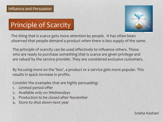 Influence and Persuasion | PPTX