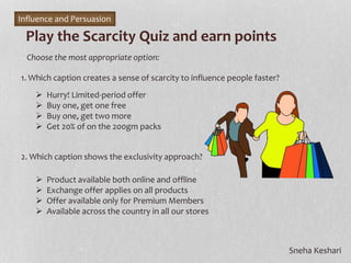 Influence and Persuasion | PPTX