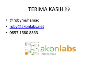 Influence & influencer by roby muhammad | PPTX