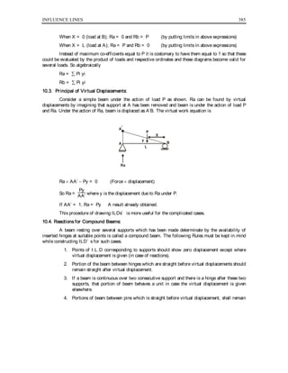 Influence lines gdlc | PDF | Civil Engineering Industry | Industries