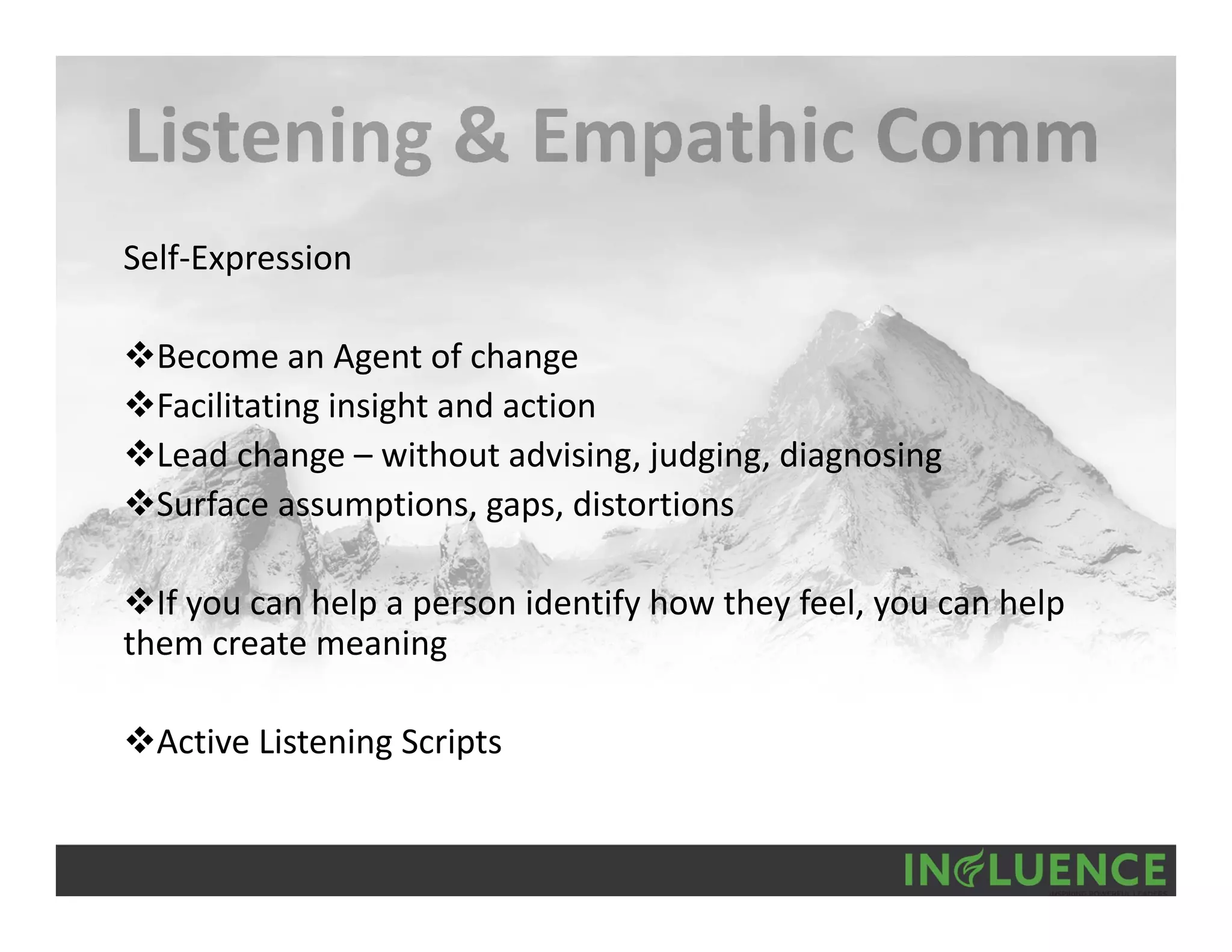 Listening Skills & Empathic Communication | PDF