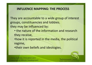 Influence mapping influencing policy change nairobi [compatibility mode ...
